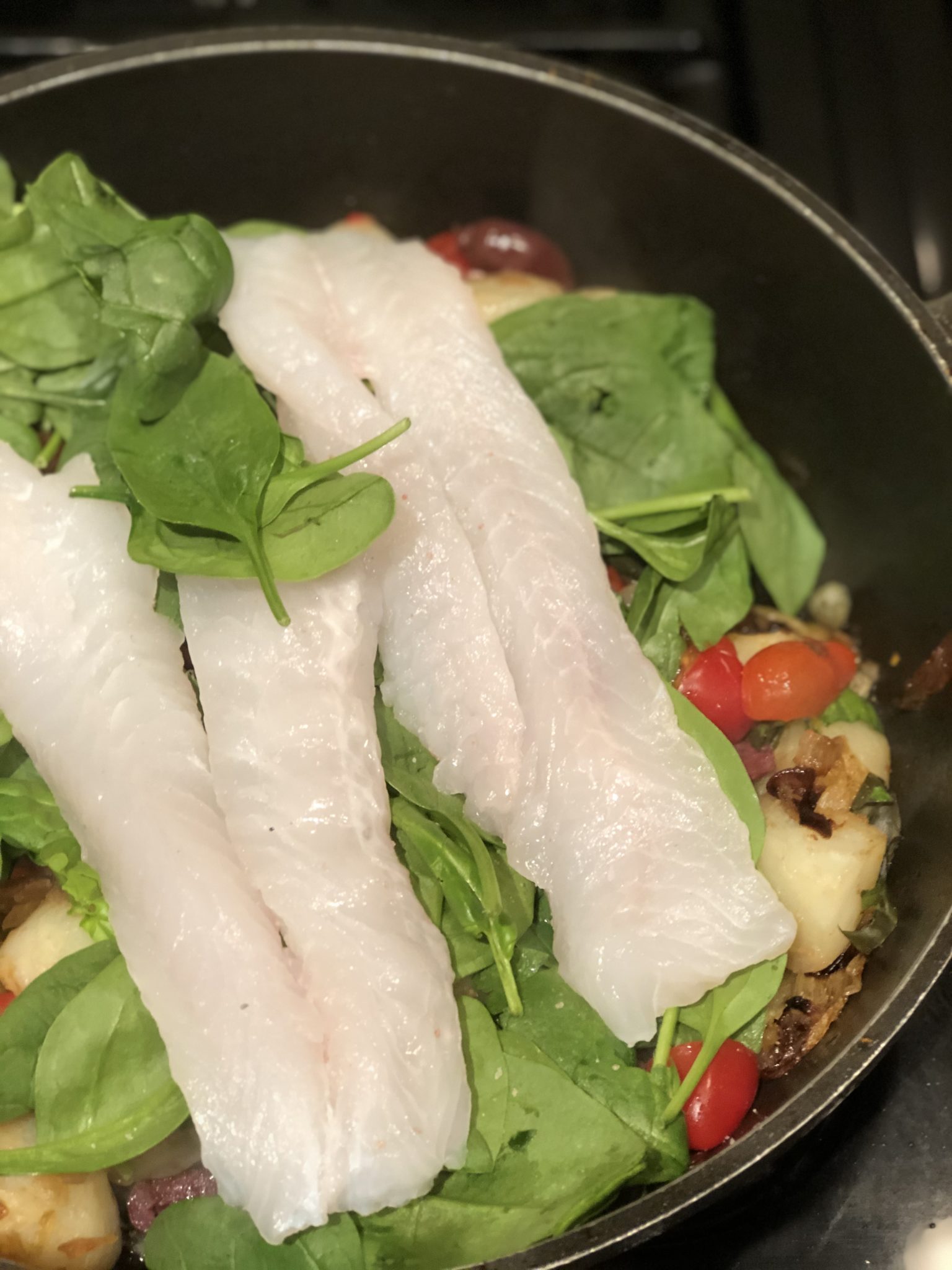 Simple Mediterranean Style White Fish Supper | Fresh Kitchen